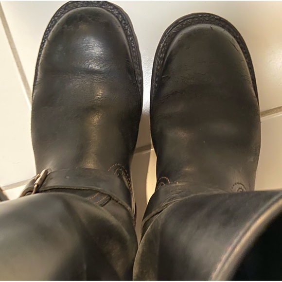 Wesco | Shoes | Wesco Mc The Boss Engineer Motorcycle Boots Custom Genuine Leather Vibram Sole ...